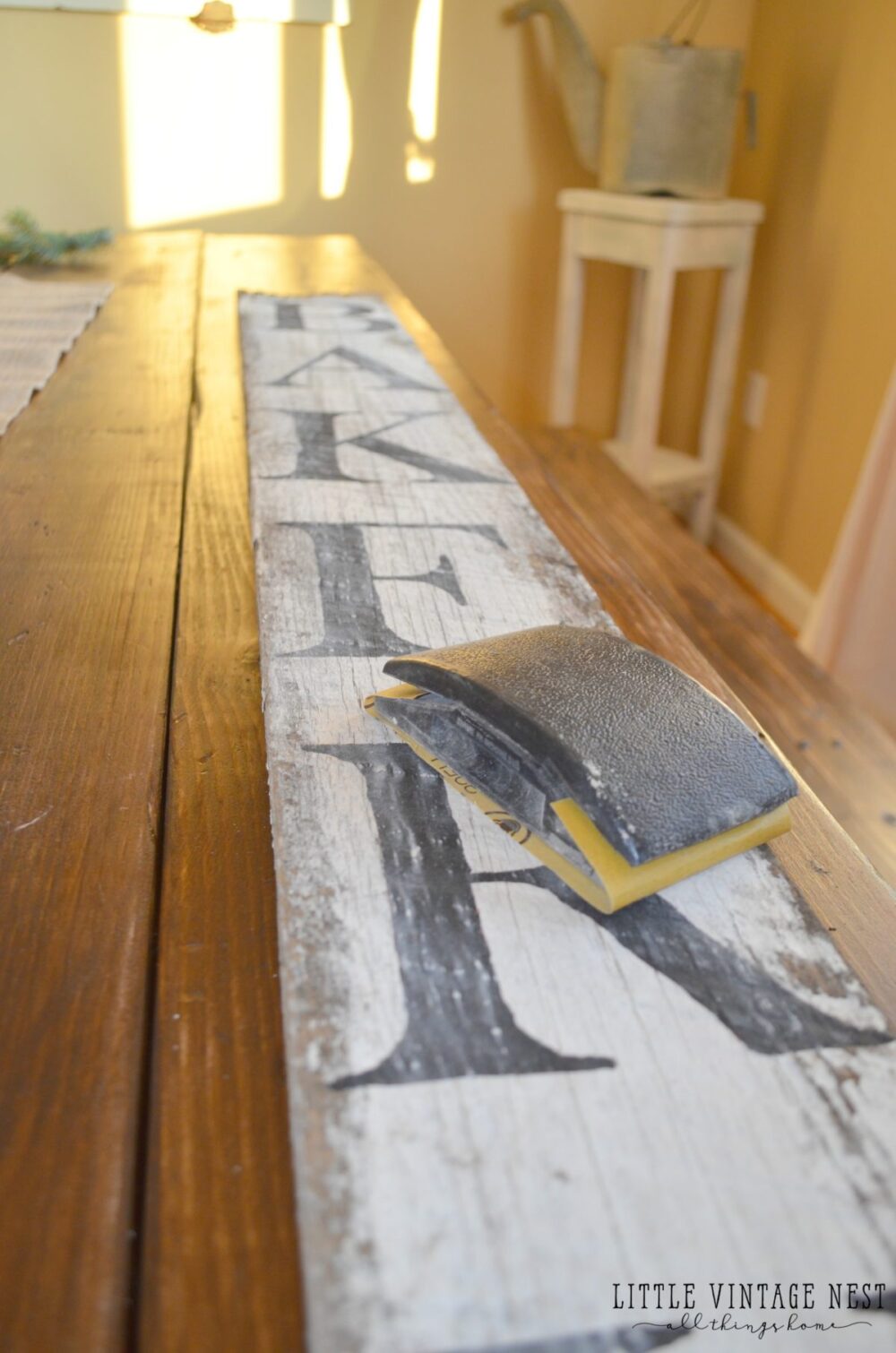 Simple and Easy DIY Bakery Sign - Sarah Joy