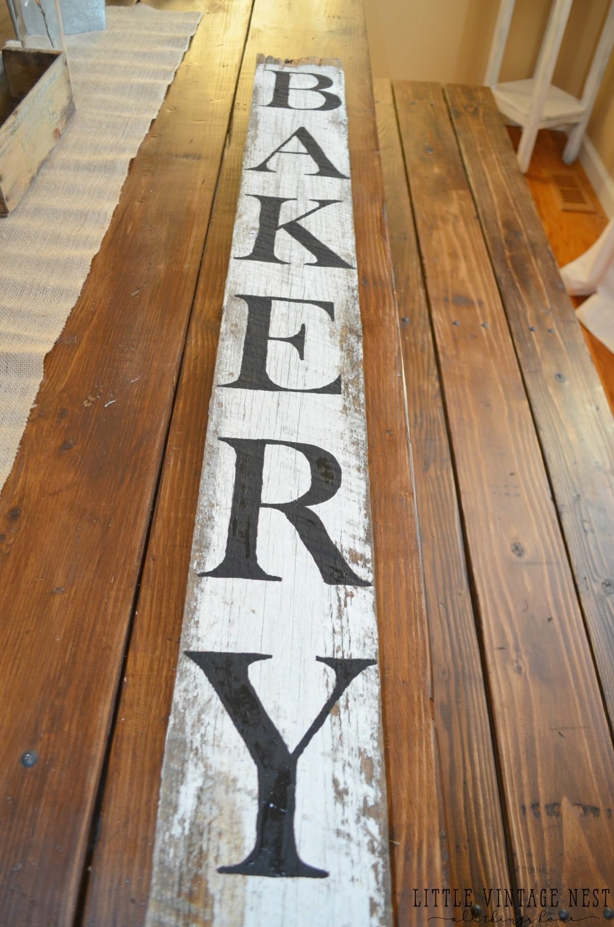 Simple and Easy DIY Bakery Sign - Sarah Joy