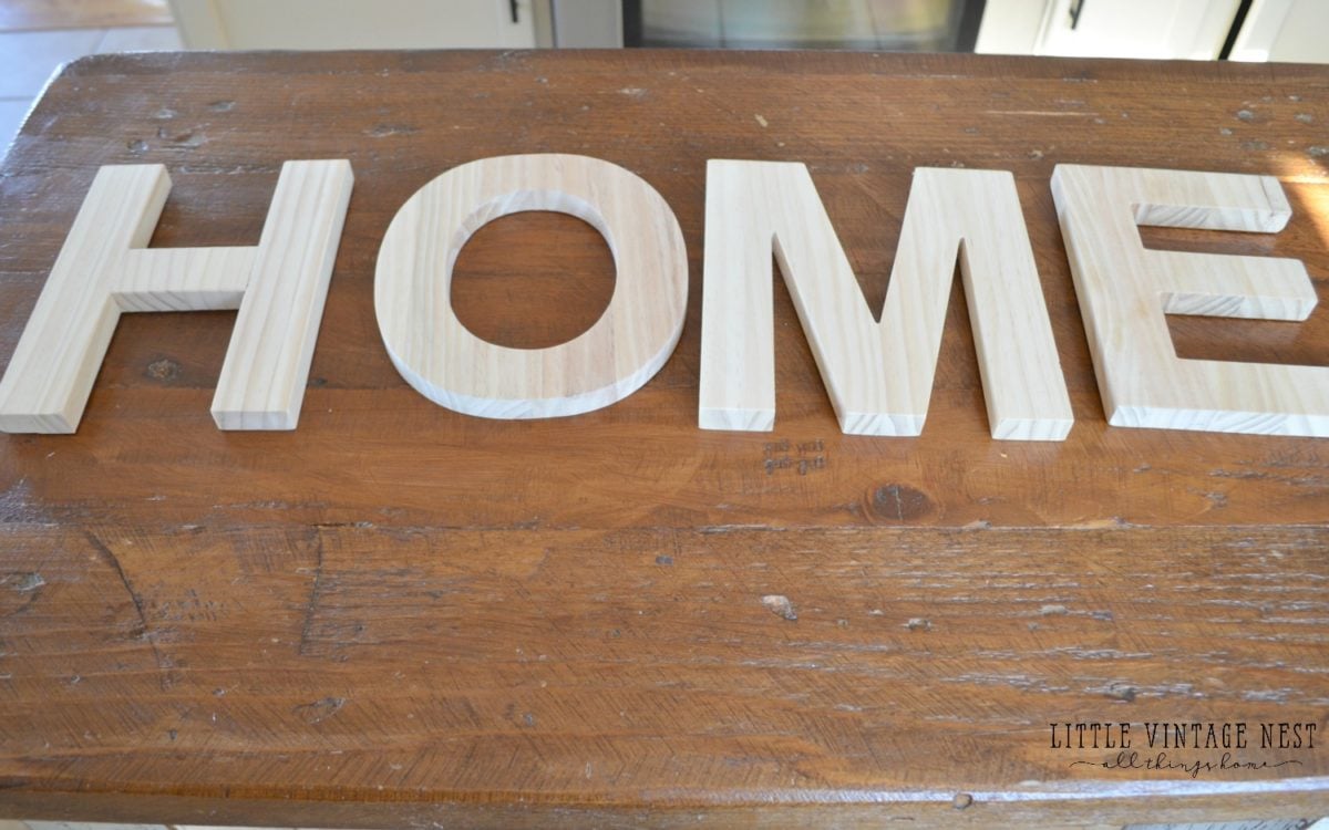 DIY Farmhouse Style Home Sign - Sarah Joy
