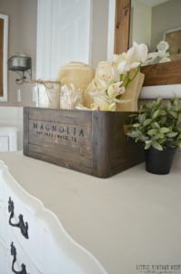 5 Ways to Style a Wooden Crate - Sarah Joy