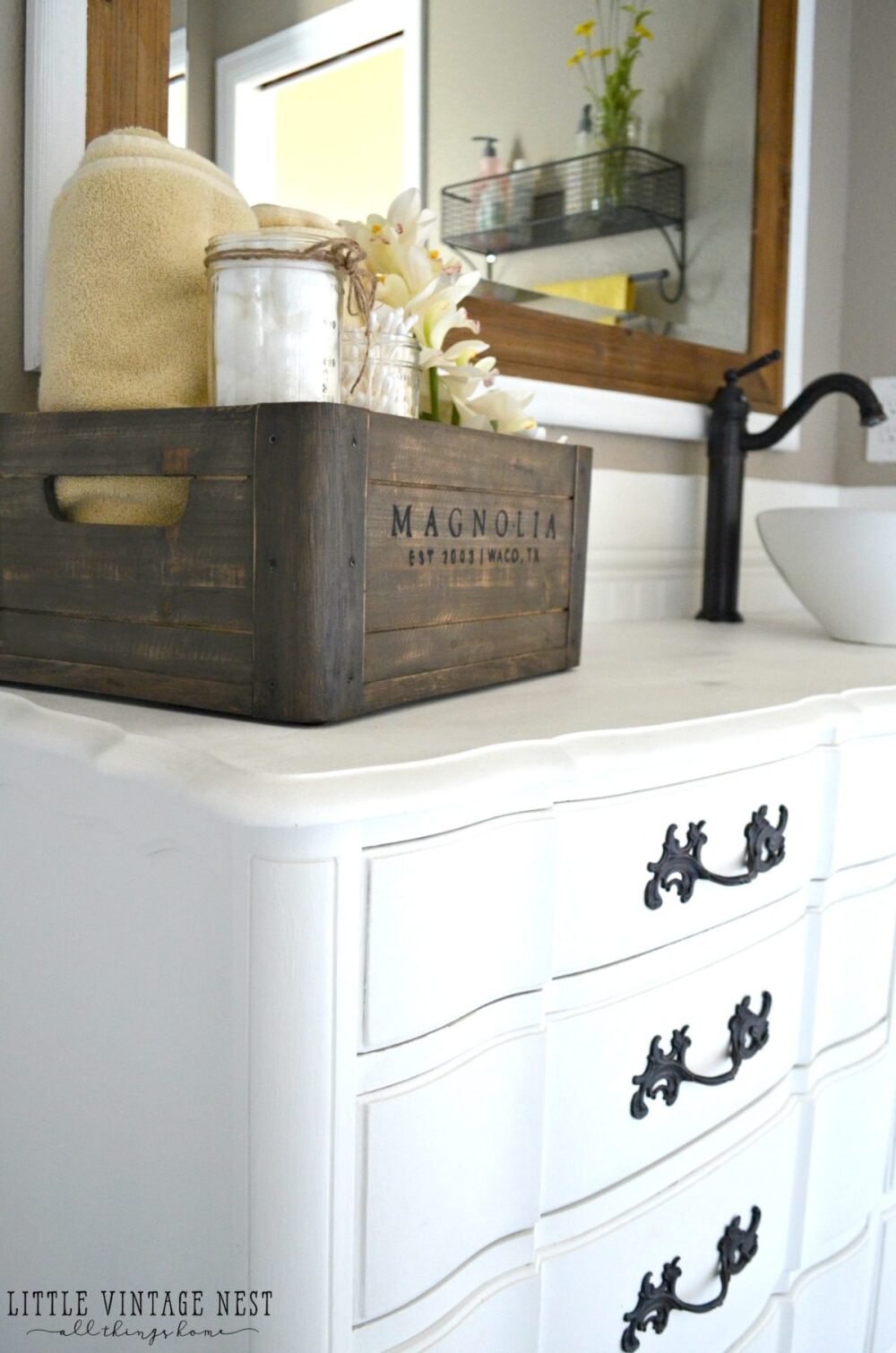 5 Ways to Style a Wooden Crate - Sarah Joy