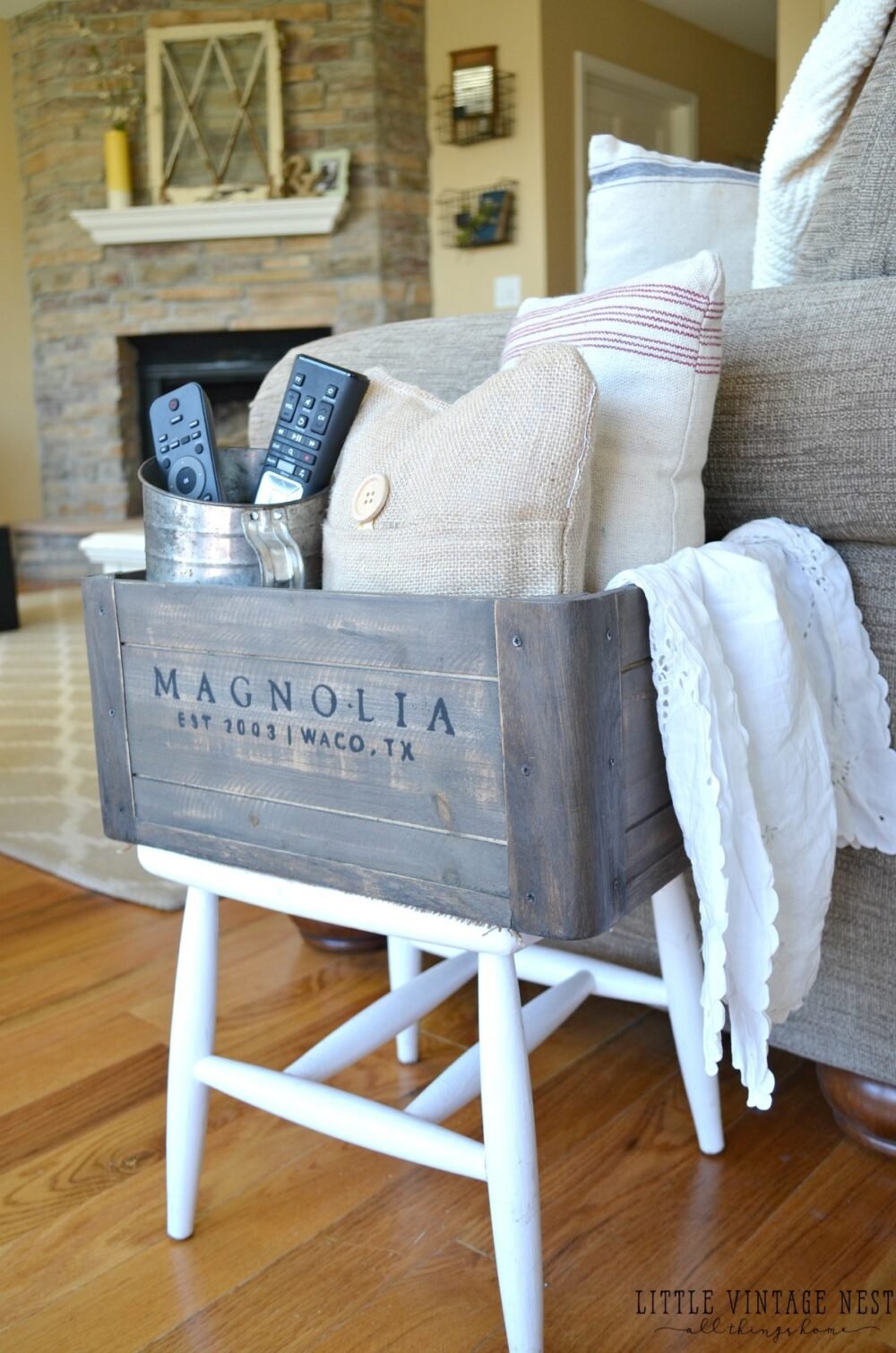 5 Ways to Style a Wooden Crate - Sarah Joy