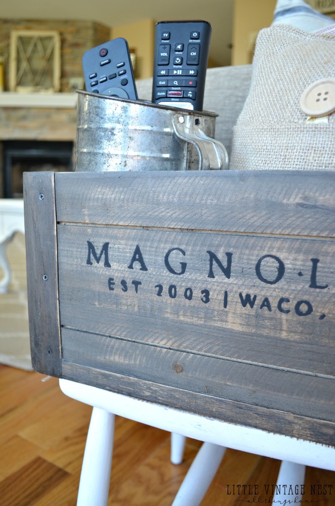 5 Ways to Style a Wooden Crate - Sarah Joy