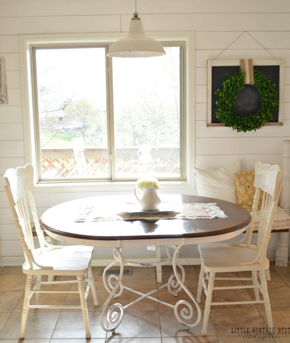Chalk Paint Dining Table Makeover - Sarah Joy