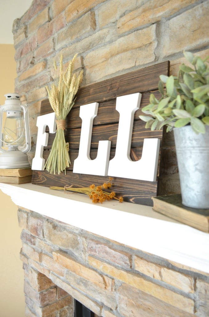 The Easiest DIY Fall Sign Ever - Sarah Joy
