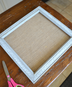 How to Make a Personalized Burlap Sign - Sarah Joy