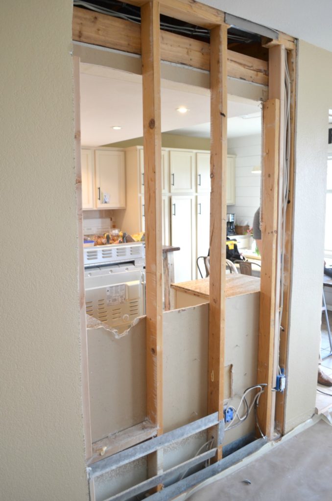Kitchen Remodel Update: The Pass-Through is Done! - Sarah Joy