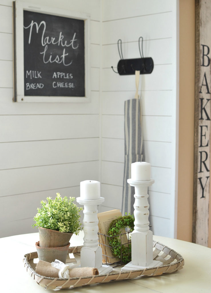 The Easiest DIY Farmhouse Candlesticks - Sarah Joy