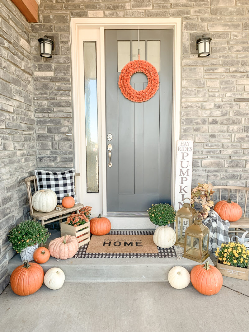Simple + Easy Fall Front Porch - Sarah Joy