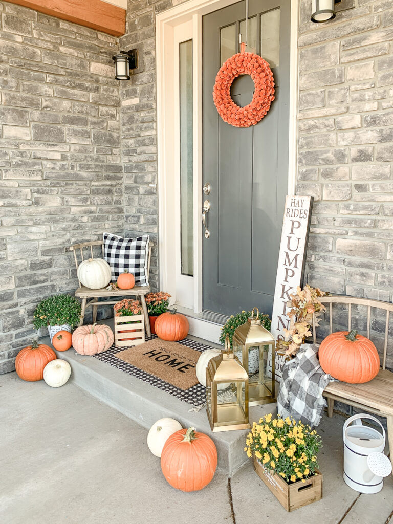 Simple + Easy Fall Front Porch - Sarah Joy