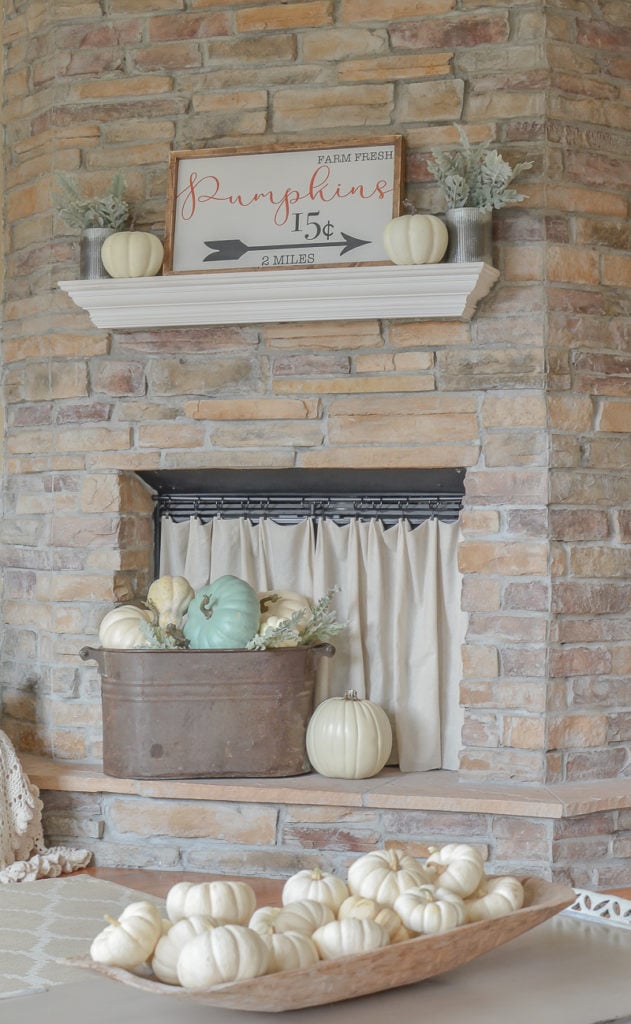 Simple Fall Decor in the Living Room - Sarah Joy