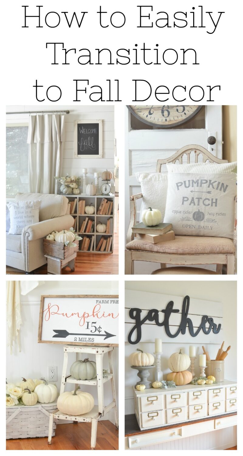 Quick Tips to Easily Transition to Fall Decor - Sarah Joy