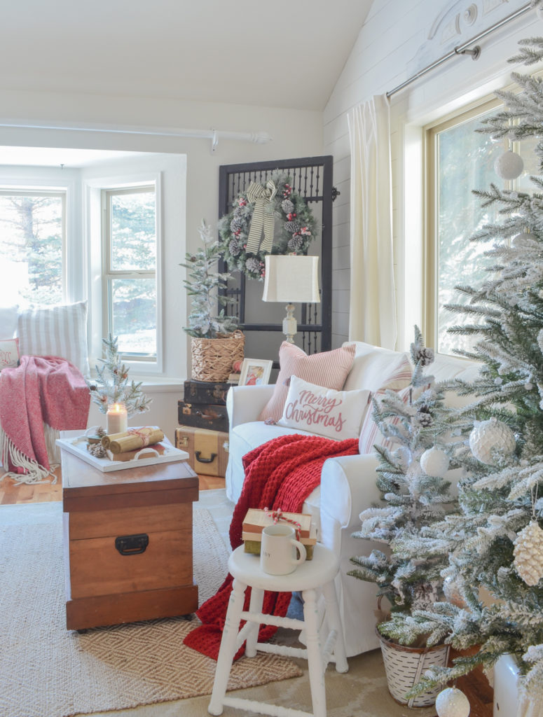 Cozy and Bright Front Room for Christmas - Sarah Joy