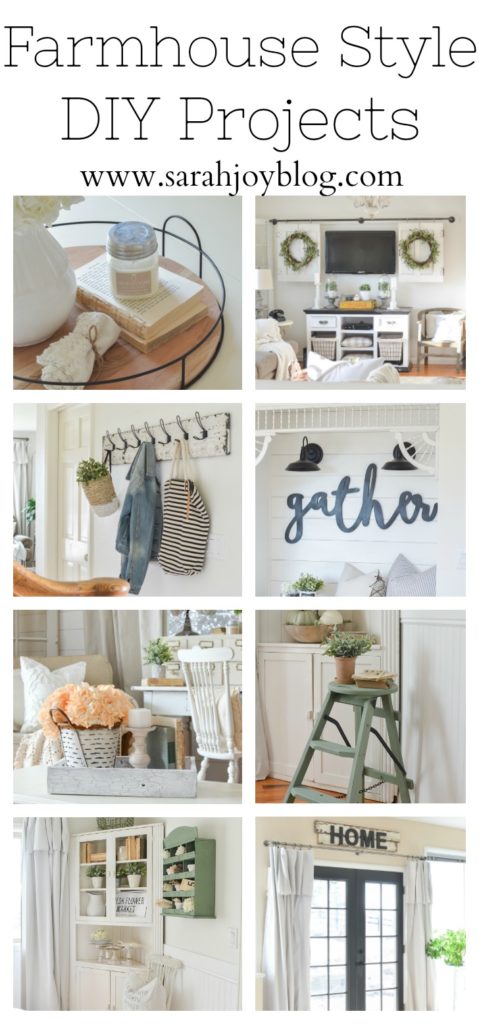 My Best Farmhouse Style DIY Projects of 2018 - Sarah Joy