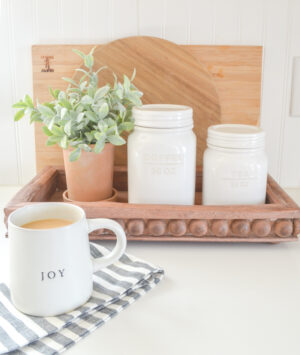 10 Ways to Style a Wooden Tray - Sarah Joy