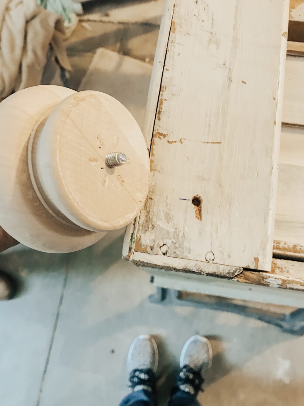DIY Vintage Card Catalog Coffee Table - Sarah Joy