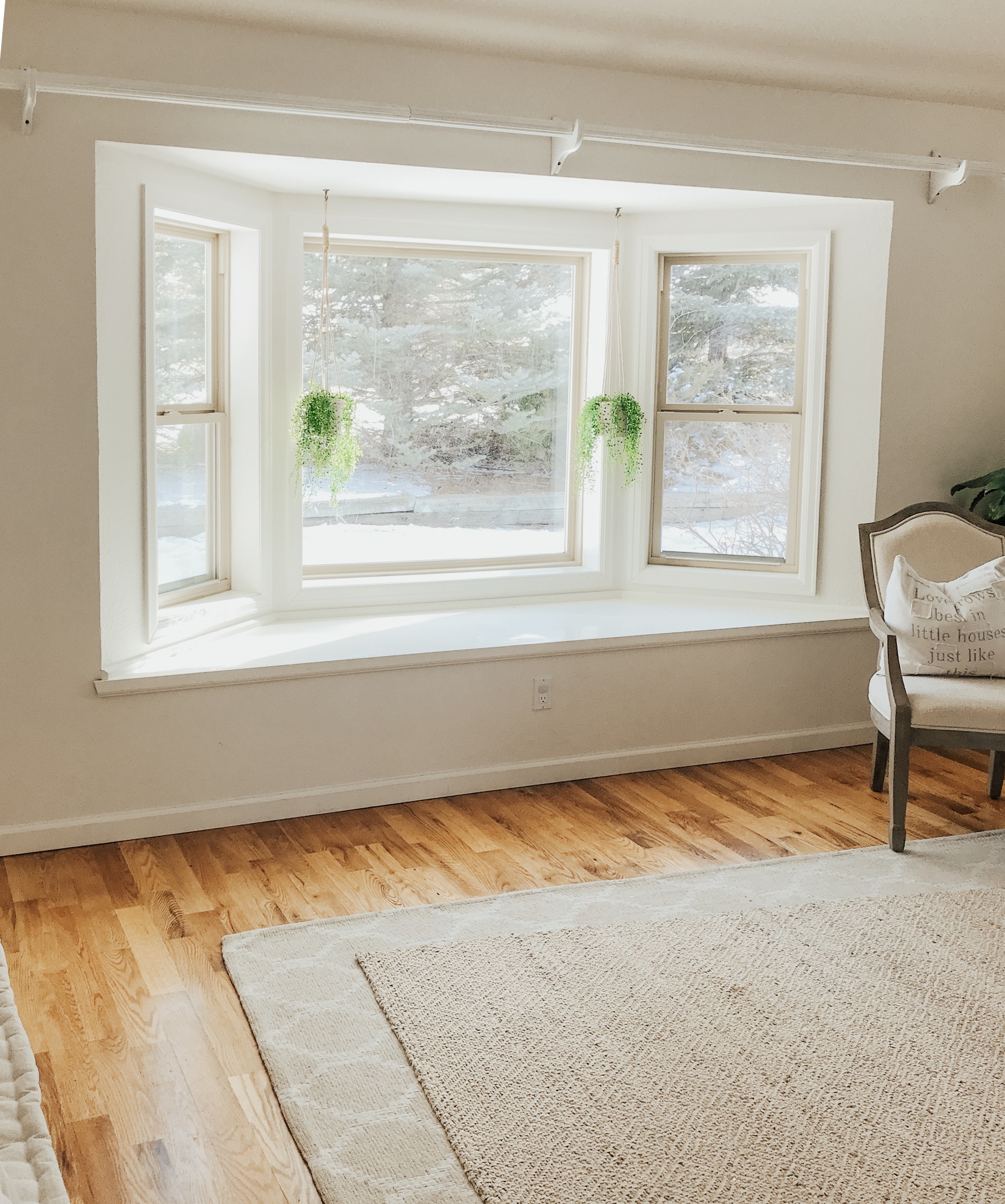 Farmhouse Style Window Seat Makeover - Sarah Joy