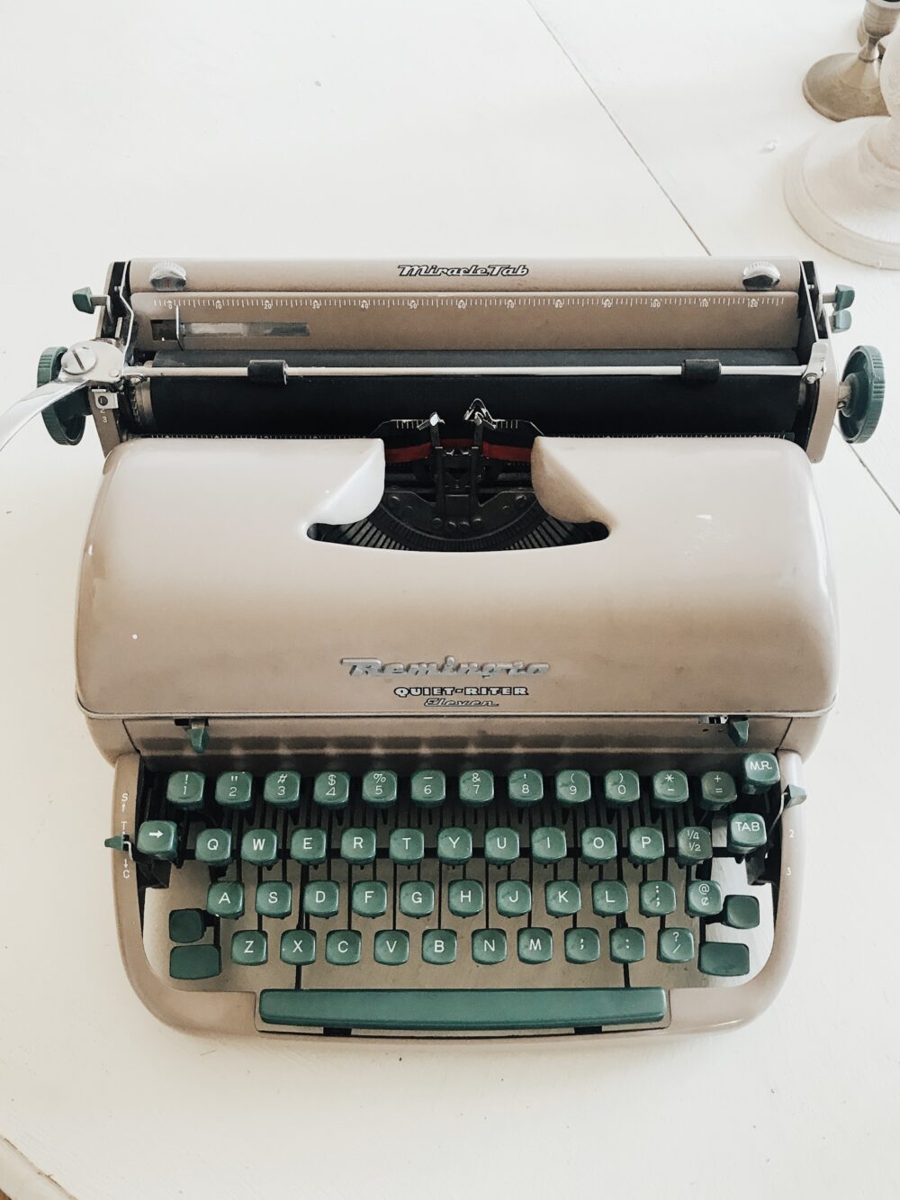 Chalk Painted Typewriter Makeover - Sarah Joy