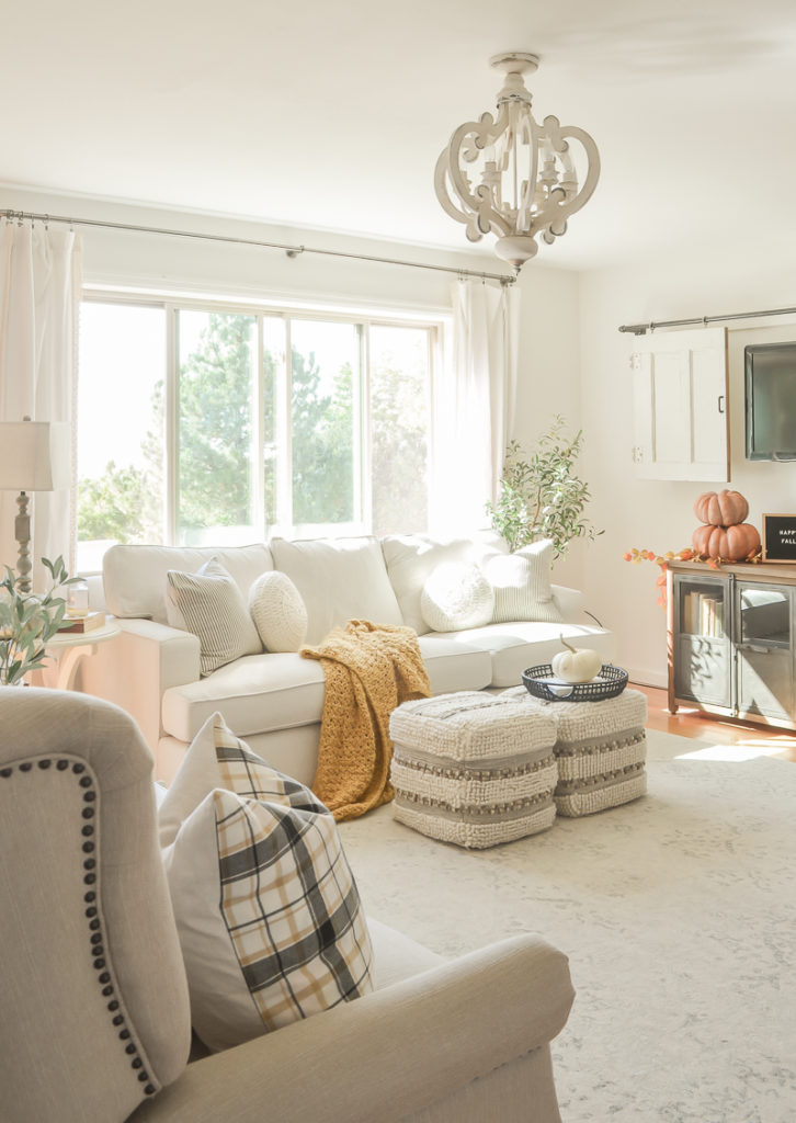 Cozy Fall Living Room + New Sofa - Sarah Joy