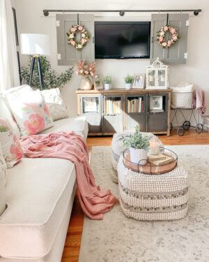 Living Room Spring Refresh with Amazon Finds - Sarah Joy