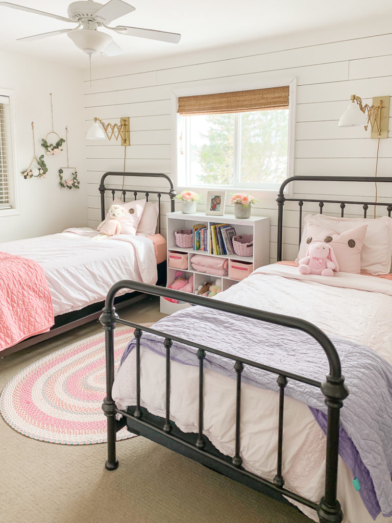 Girls Room For Spring + New Wreaths - Sarah Joy