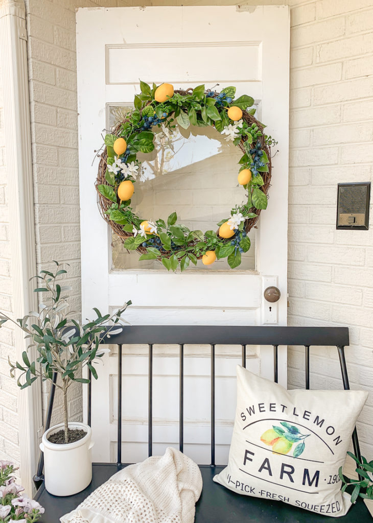 Lemon Inspired Farmhouse Porch - Sarah Joy
