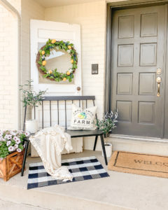 Lemon Inspired Farmhouse Porch - Sarah Joy