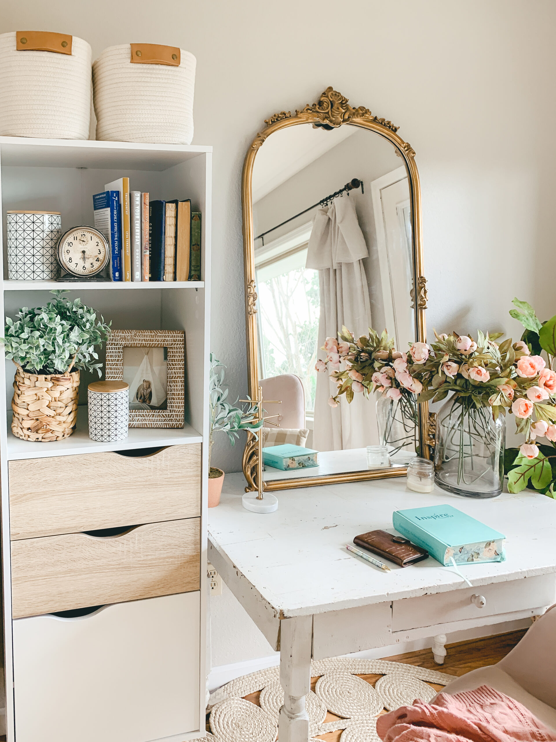 Boho Style Vanity Desk My Favorite Space Sarah Joy
