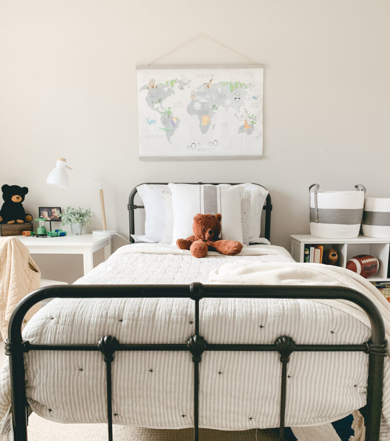Simple + Cozy Boys Bedroom - Sarah Joy