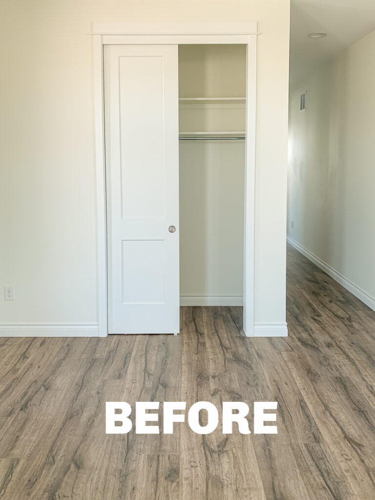 DIY Drop Zone From Empty Closet - Sarah Joy