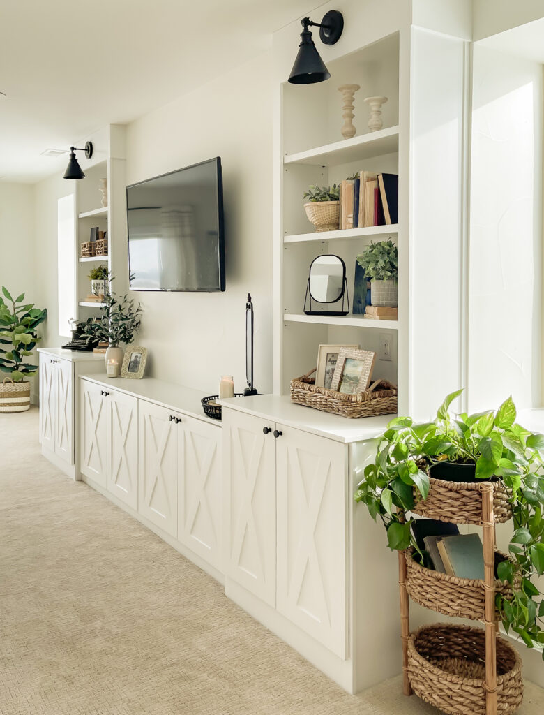Styling the Media Wall Built-In - Sarah Joy