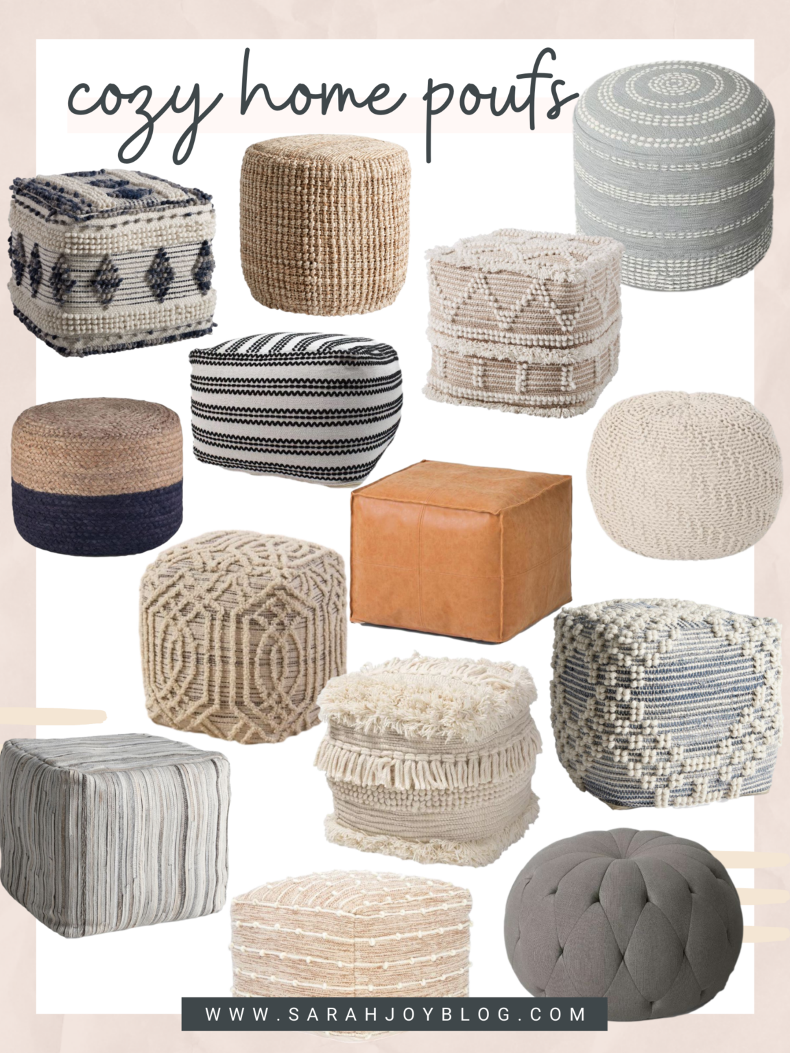 Friday Five: Cozy Poufs, Spring Decor from World Market, Botox Chat ...