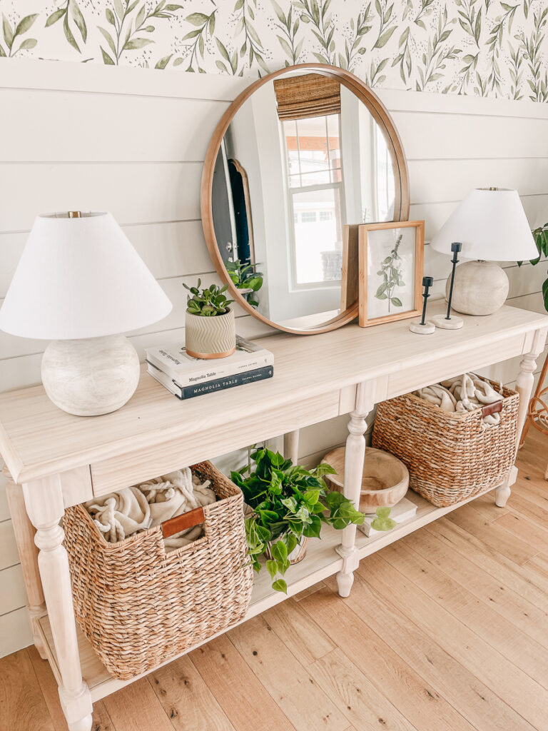 5 Tips for Decorating a Console Table - Sarah Joy