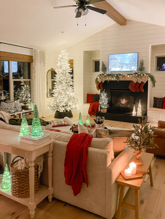 Cozy and Bright Front Room for Christmas