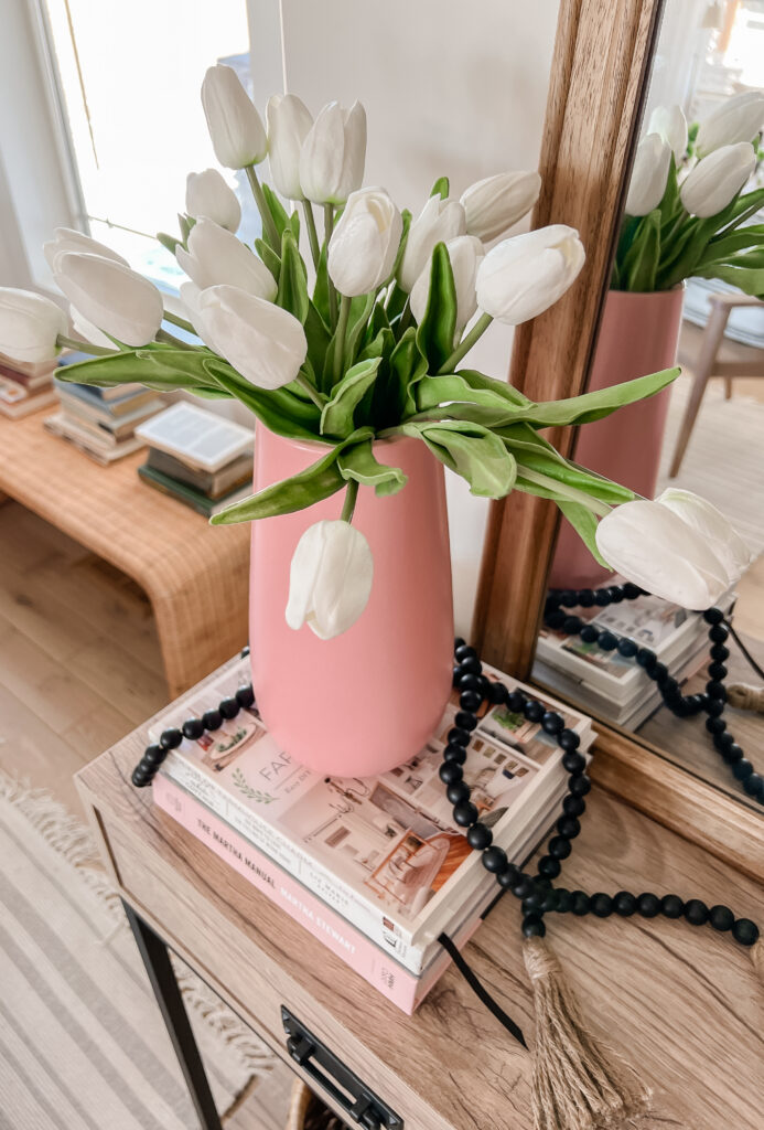 Spring Entryway with Amazon Decor - Sarah Joy