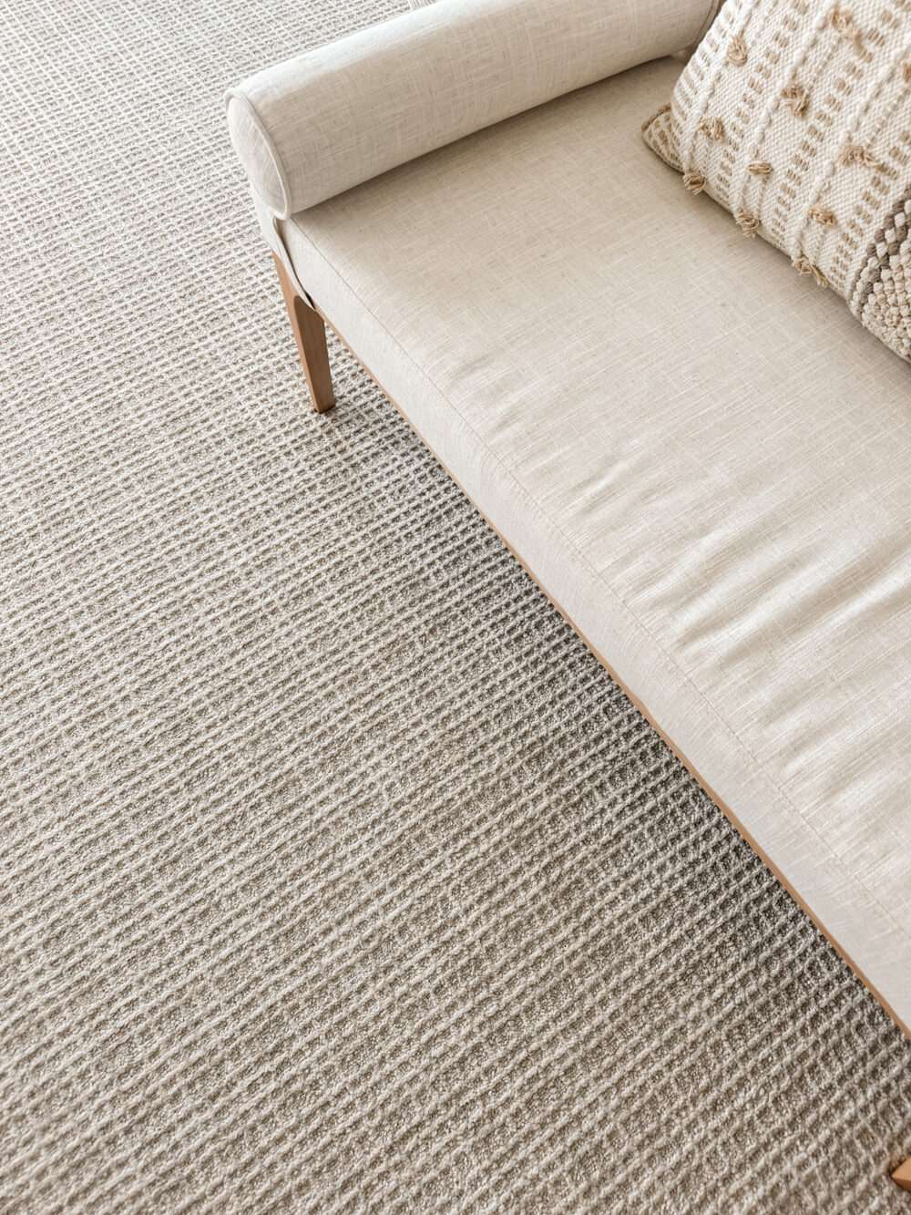 Our Plaid Carpet in the Bedrooms - Sarah Joy