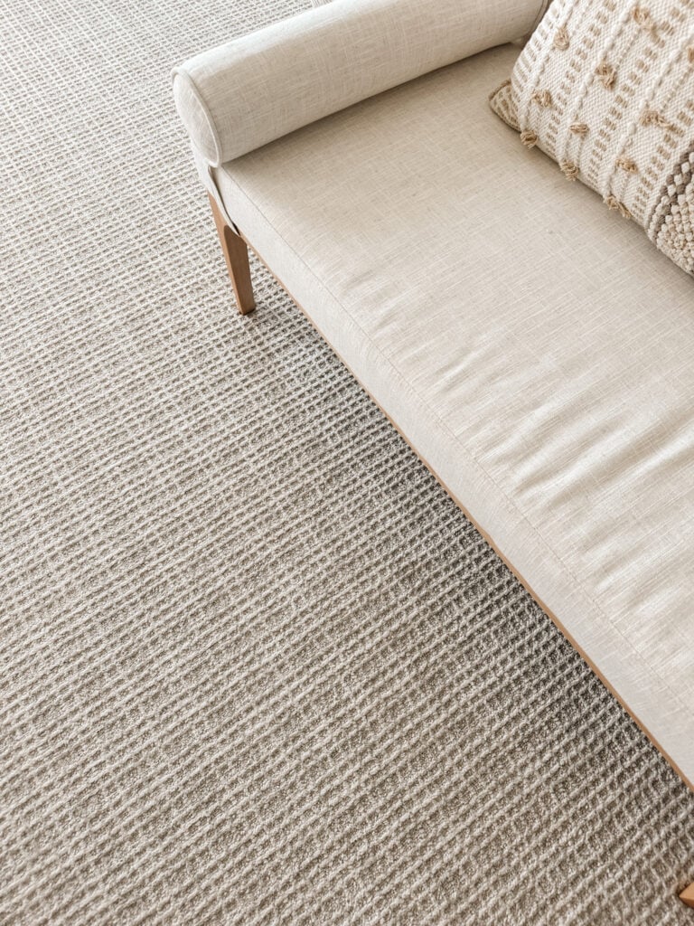 Our Plaid Carpet in the Bedrooms - Sarah Joy