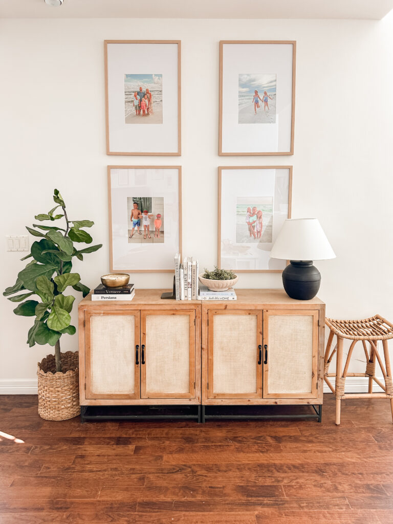 Simple Family Photo Wall - Sarah Joy