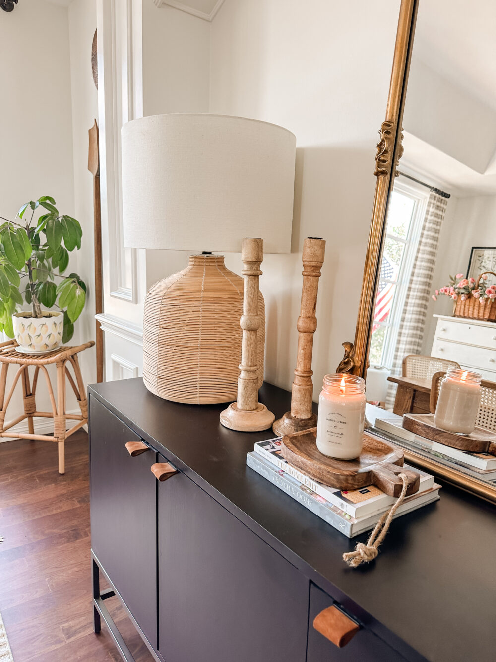 Dining Room Console Table Decor - Sarah Joy