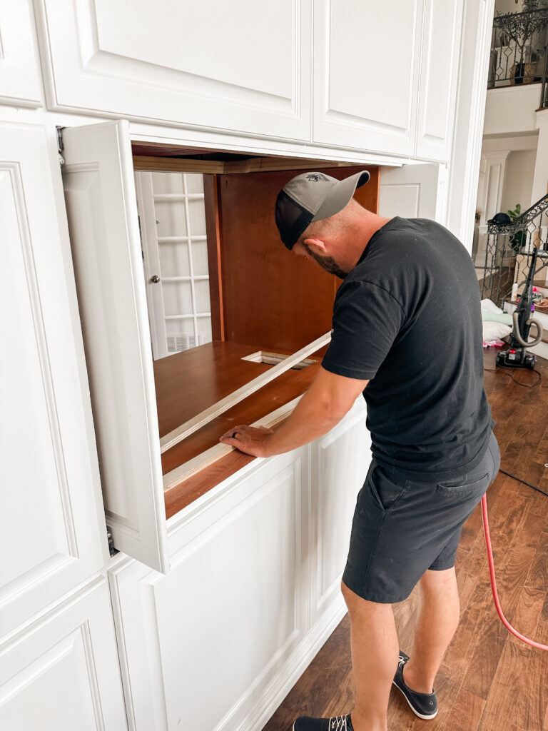 DIY Built-In Cabinet Transformation–Part 1 - Sarah Joy