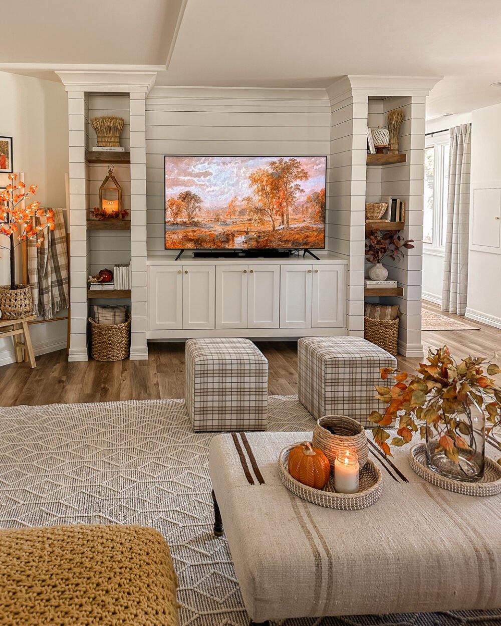 Fall Basement Decor + Amazon Maple Trees - Sarah Joy