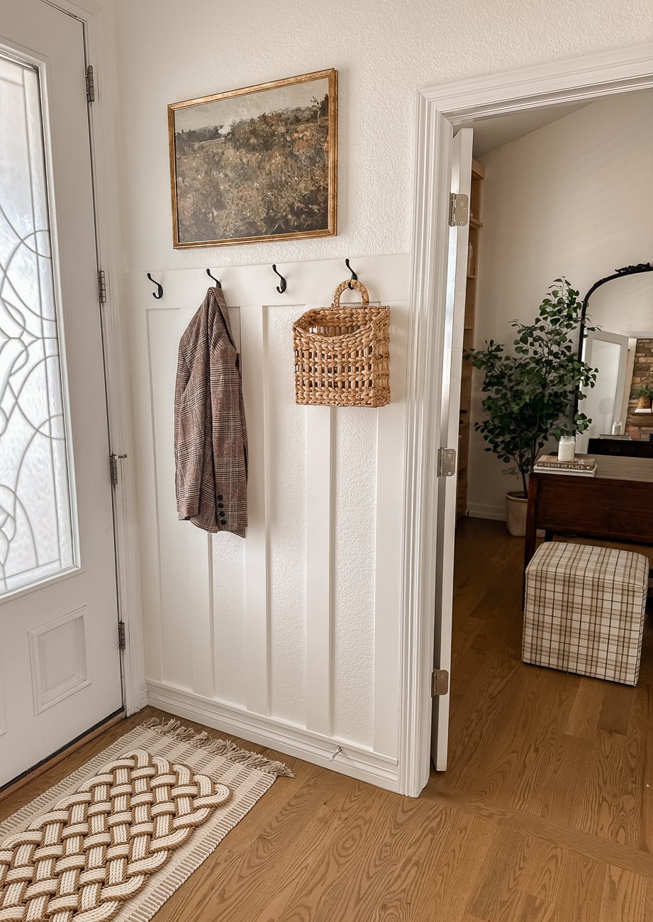 Entryway Refresh with Board and Batten - Sarah Joy