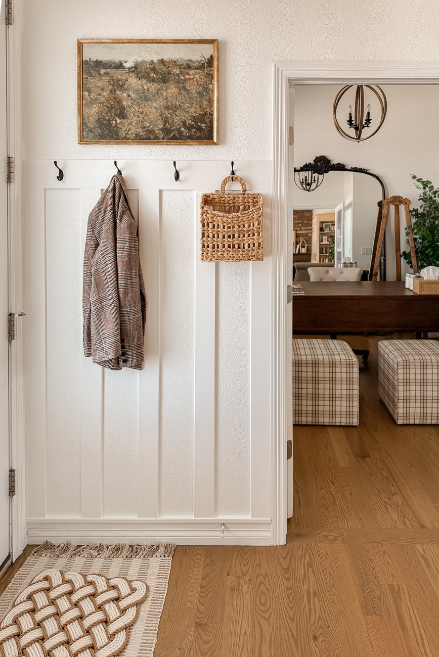 Entryway Refresh with Board and Batten - Sarah Joy