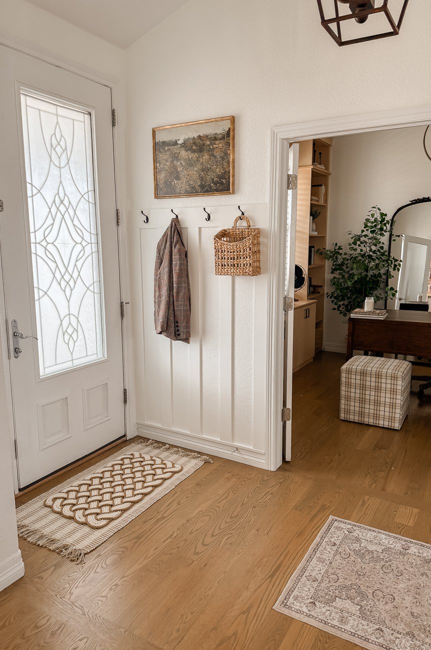 Entryway Refresh with Board and Batten - Sarah Joy
